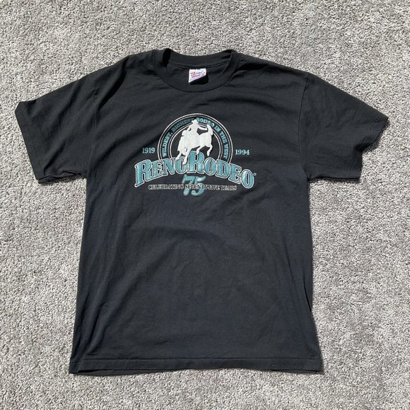 Hanes | Shirts | Hanes Mens Vintage Rodeo 994 Reno Nevada Single Stitch ...